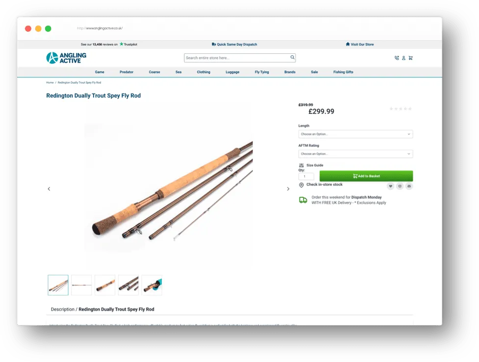 Angling Active: Hyvä Build