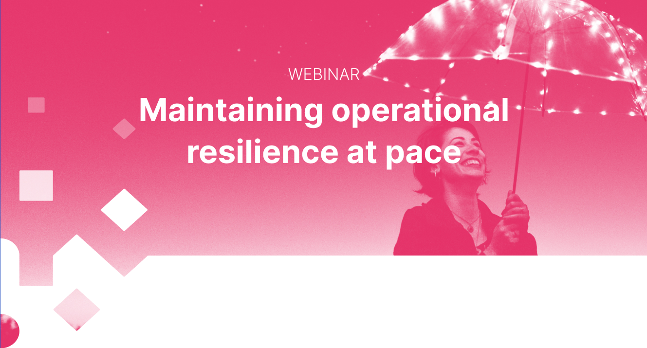 Maintain resilience while delivering at pace | DRJ Panel