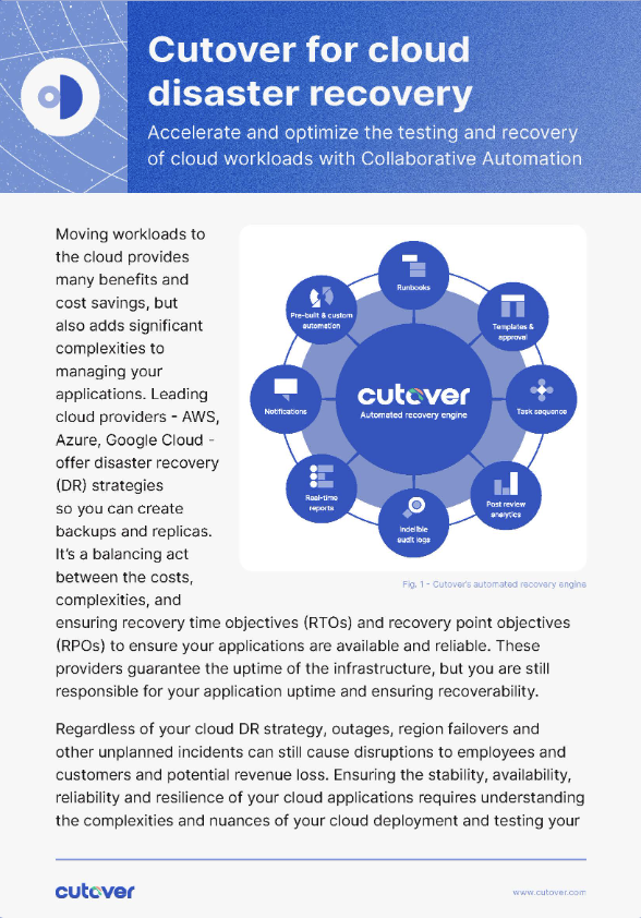 Why automation is essential to your DR strategy