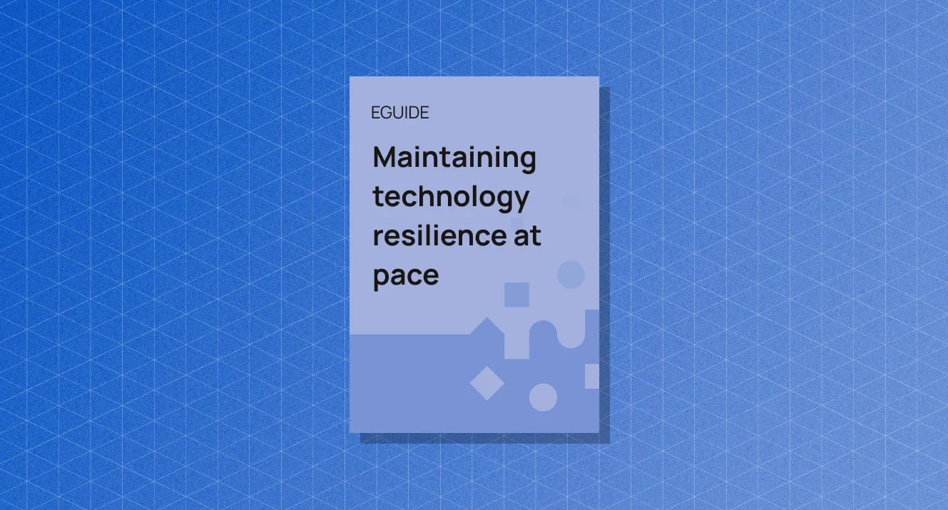 Maintaining operational resilience at pace | Fact sheet