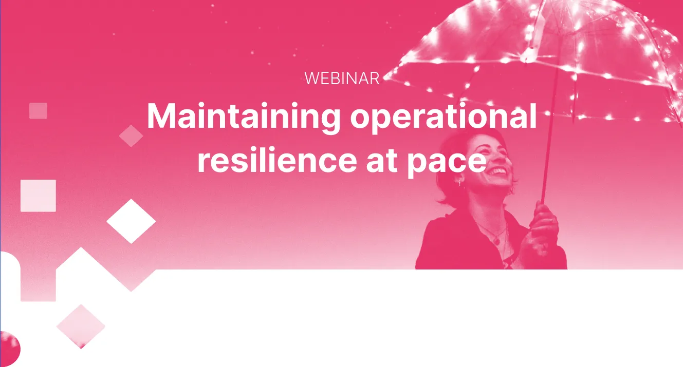 Maintain resilience while delivering at pace | DRJ Panel