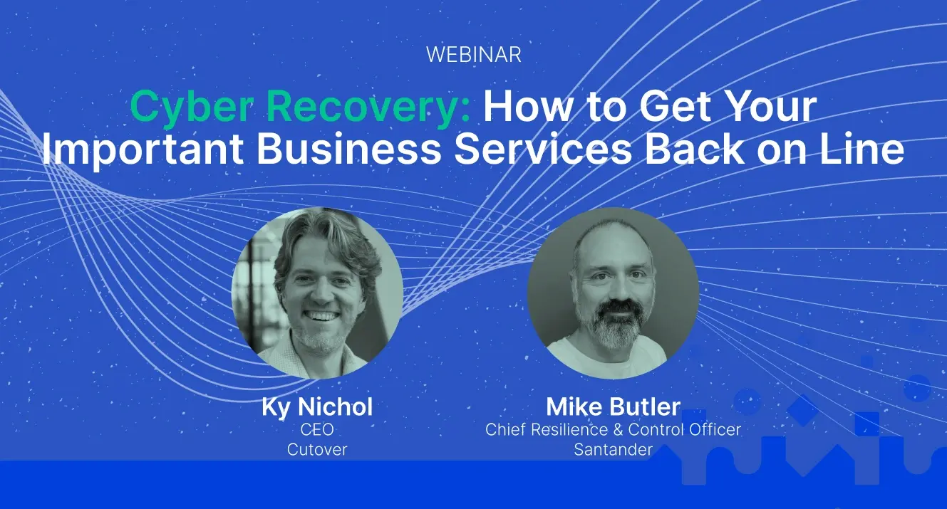 Cutover for Cyber Recovery