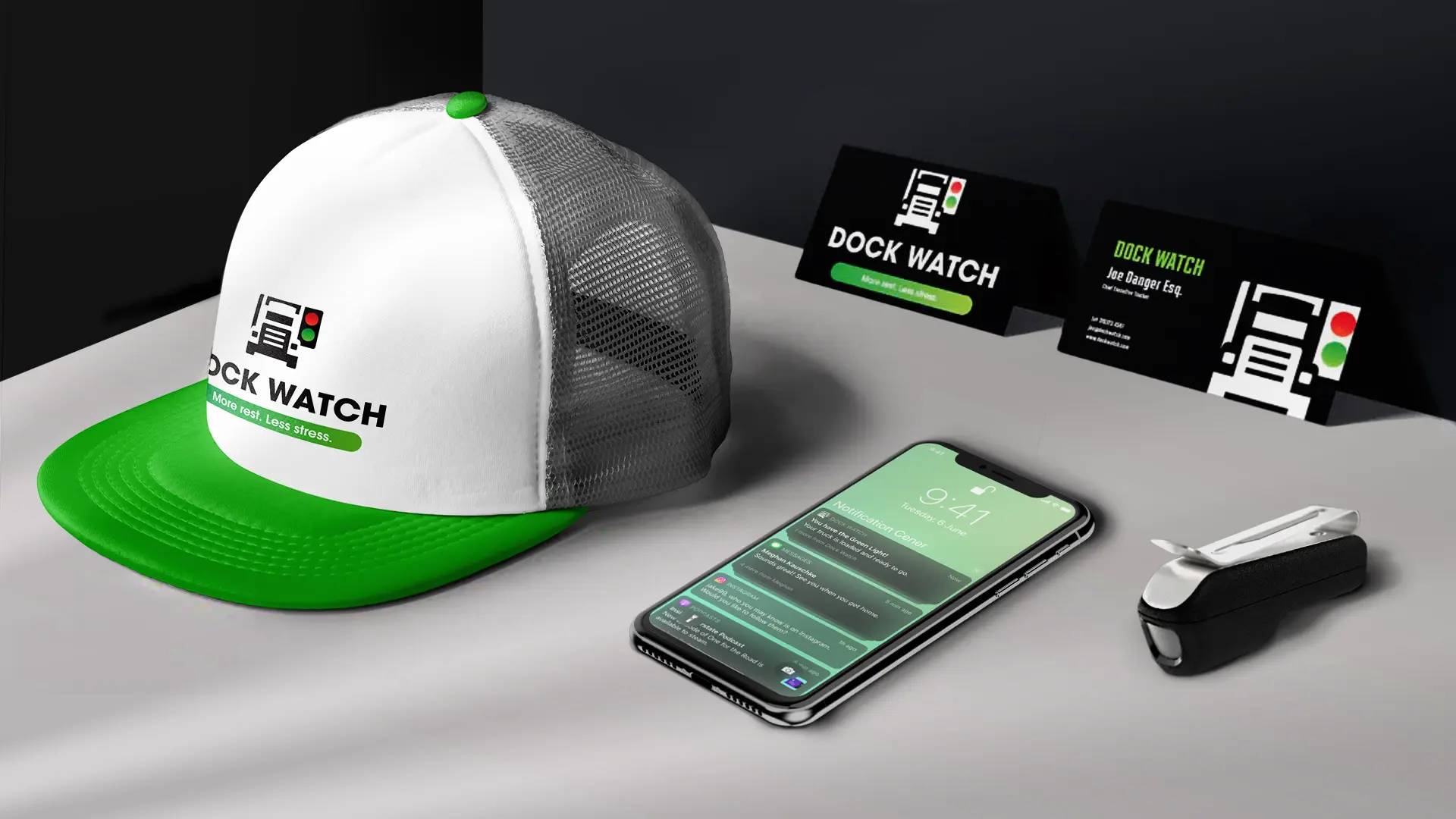 Dock Watch Logo and Website Project by Homade
