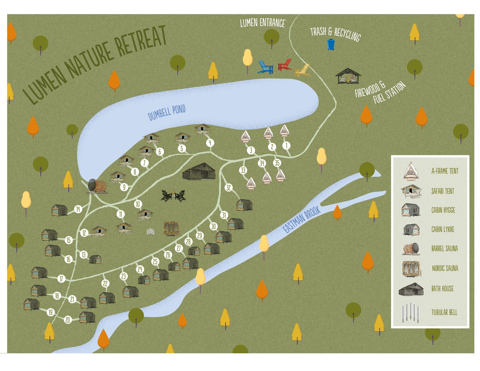Lumen Nature Retreat | Luxury Glamping & Nordic Cabins in White Mountains