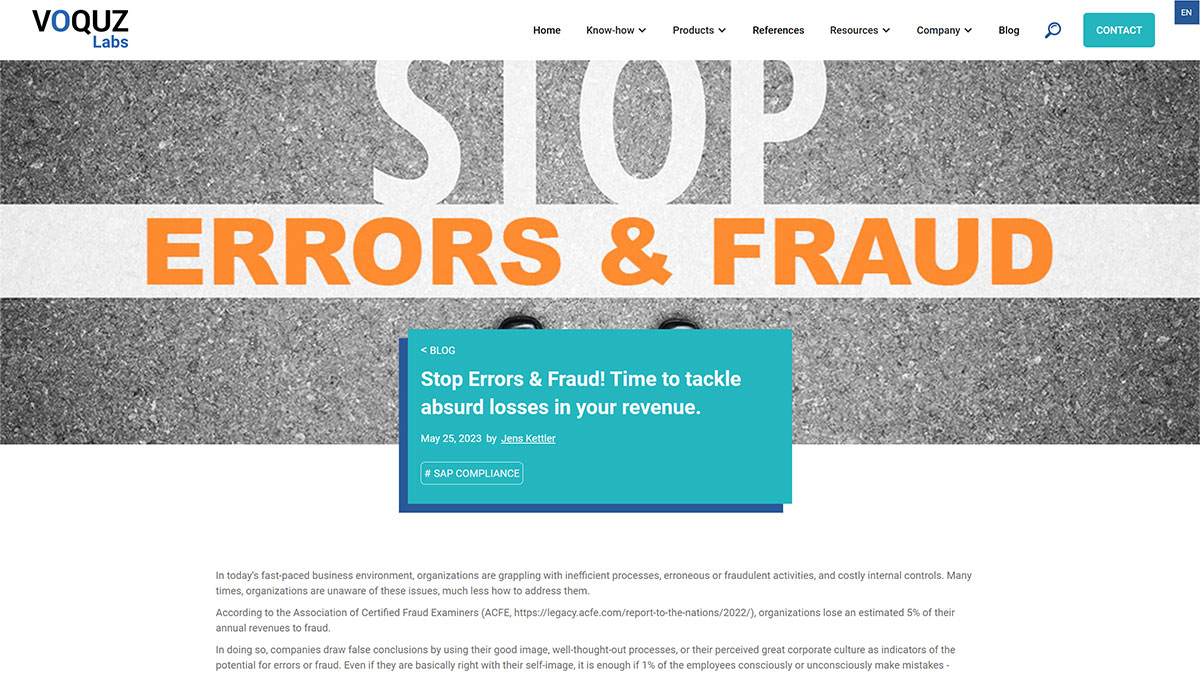 Stop Errors & Fraud! Time to tackle absurd losses in your revenue.