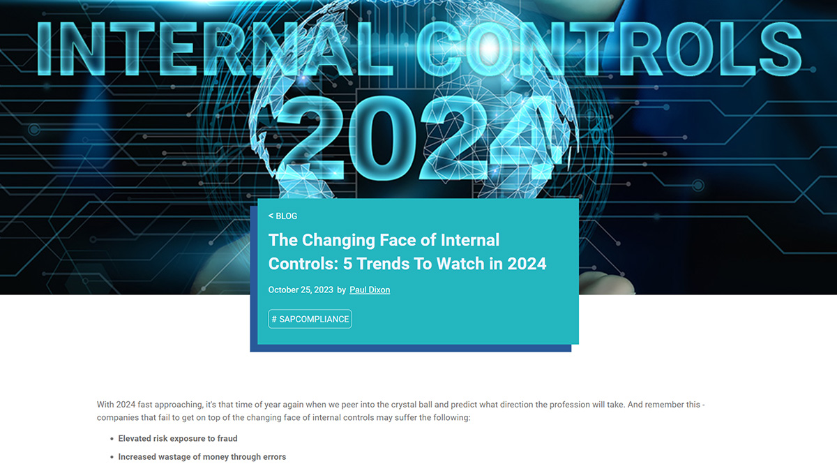 The Changing Face of Internal Controls: 5 Trends in 2024
