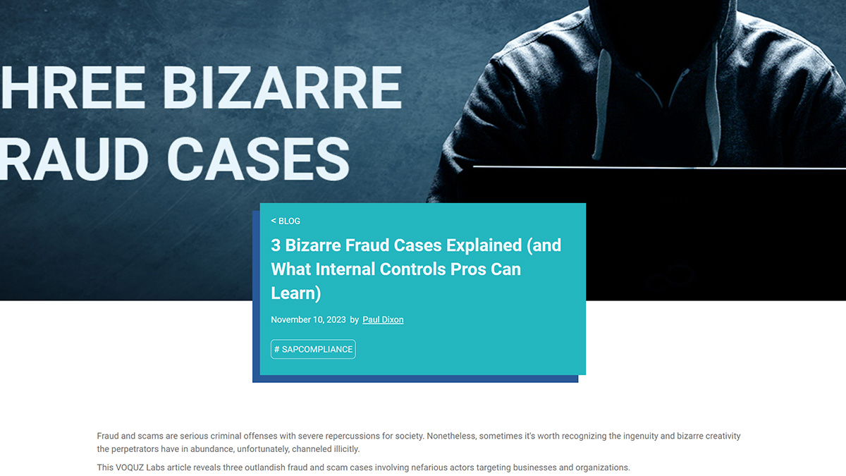 3 Bizarre Fraud Cases Explained (Internal Controls)
