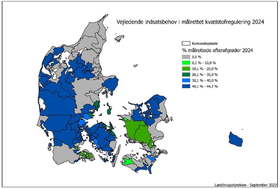 Danmarkskortet vendt på hovedet med VP3 | Bornholms Landbrug & Fødevarer