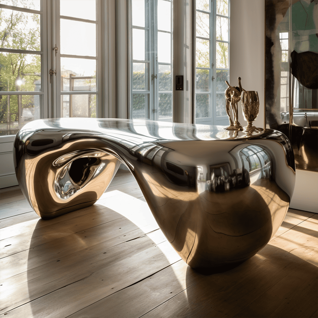 Abstract Bronze Sculptures Formed For Sculptures 