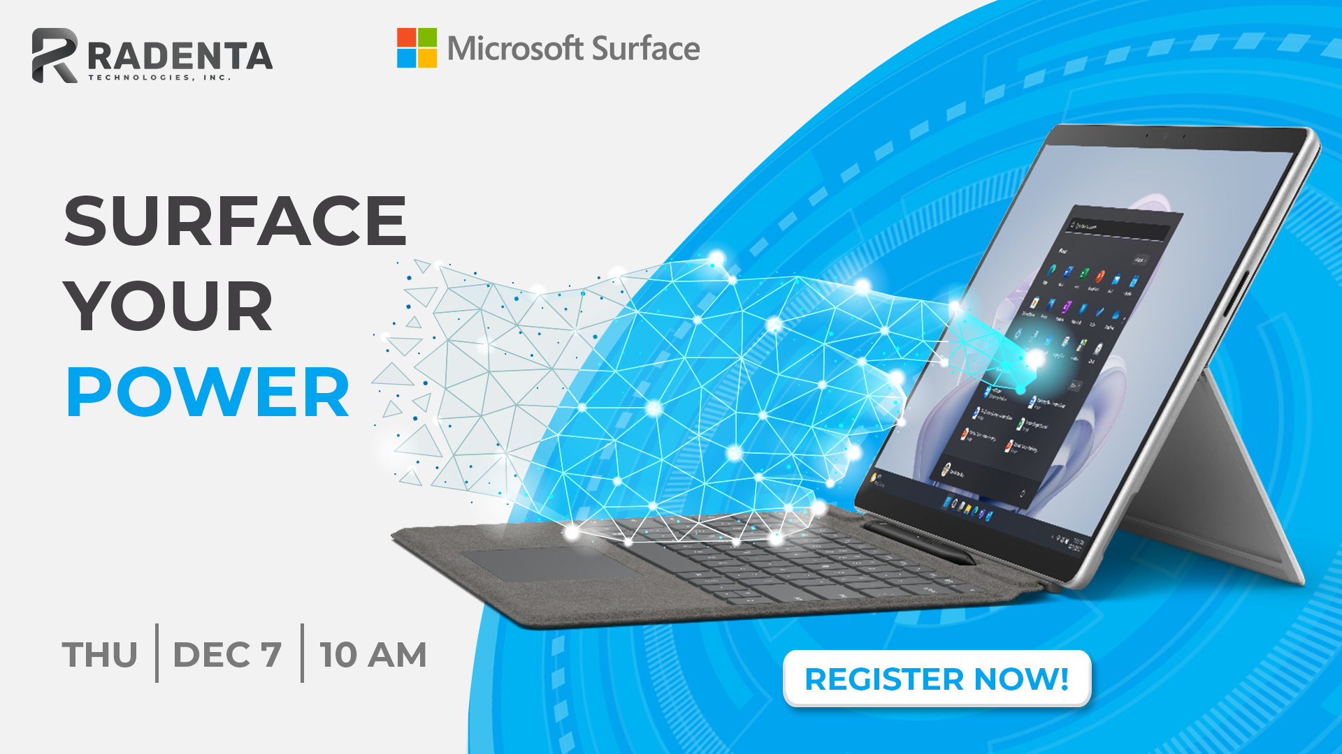 Radenta Technologies Inc - Surface Your Power: Discover how Microsoft Surface can help you in ...