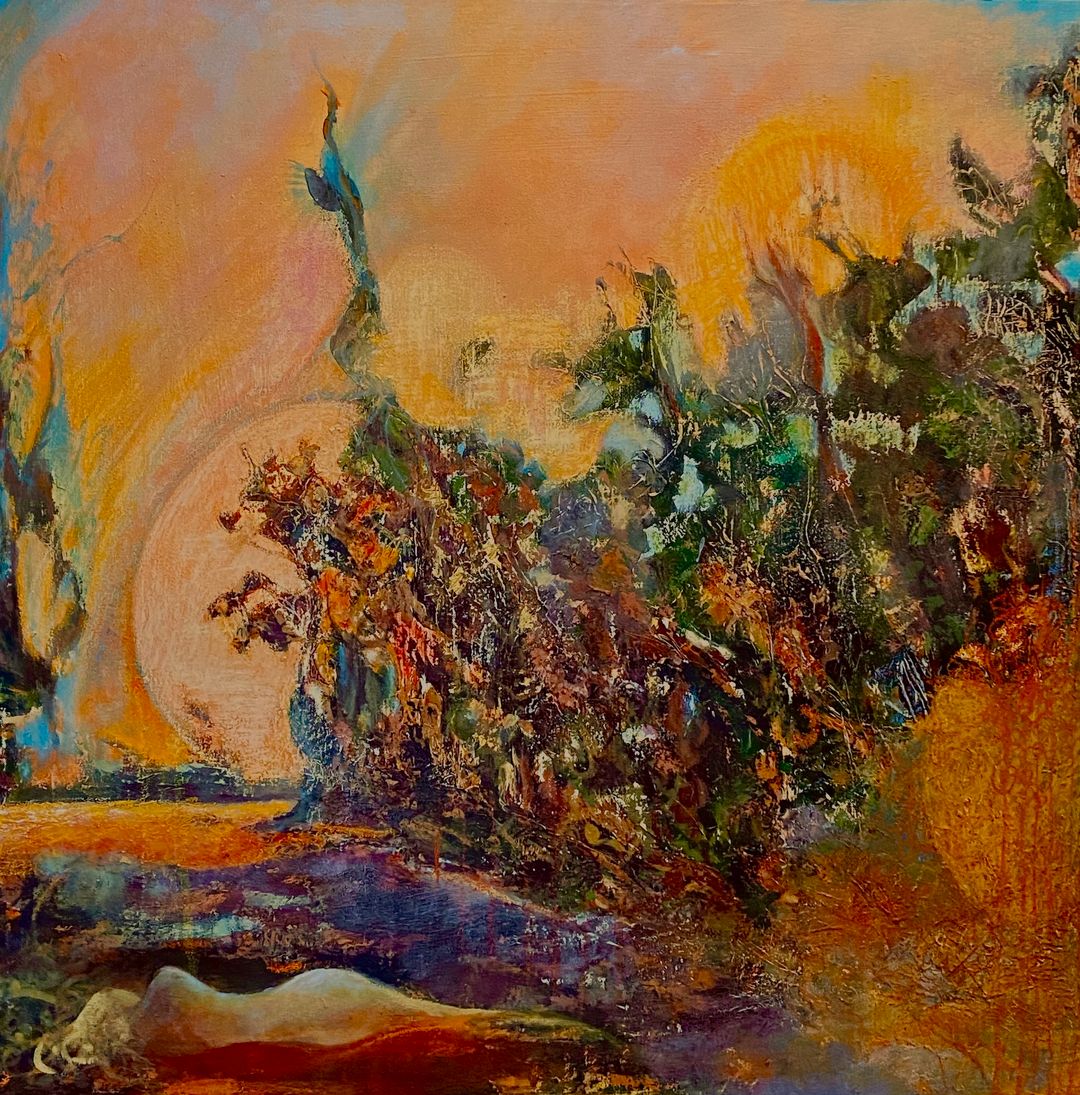 Fire / Wounded Goddess with Trapped Birds