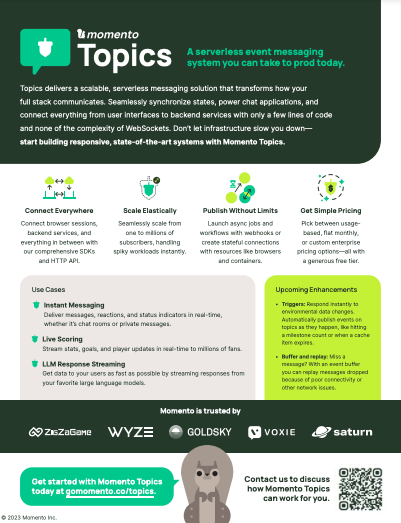 Momento Topics solution brief