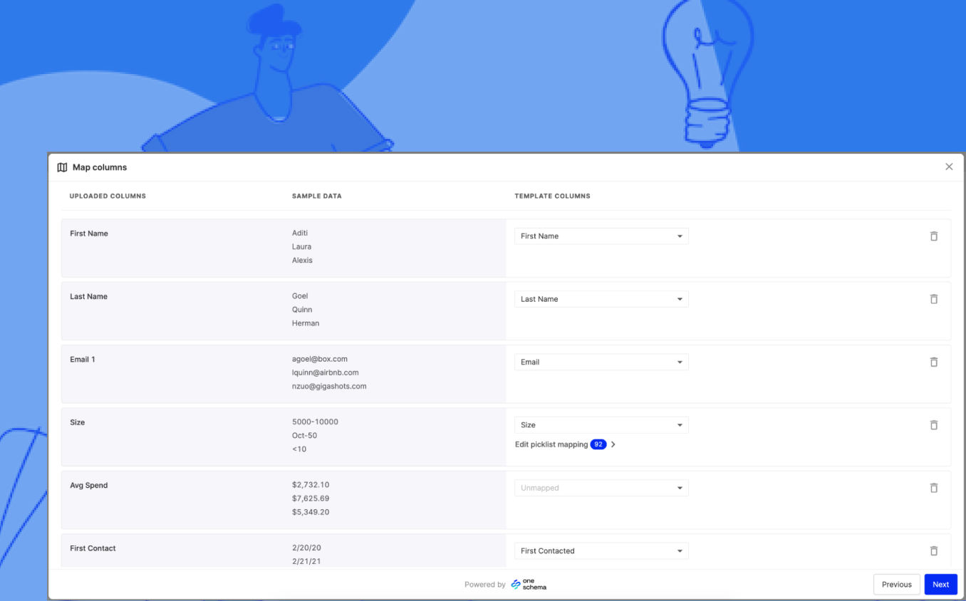 What's new in OneSchema September 22’