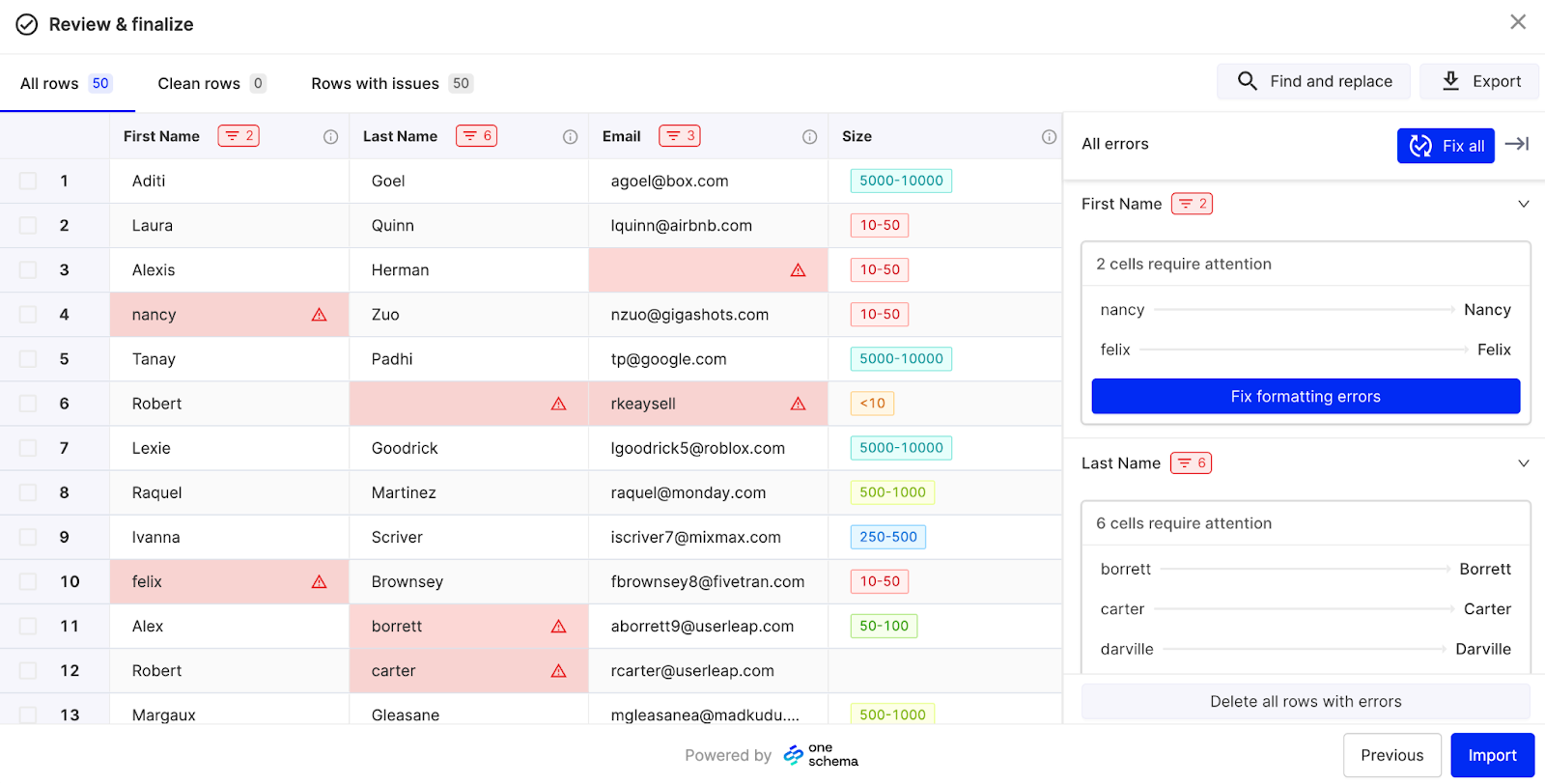 Top 5 Open Source CSV Importers