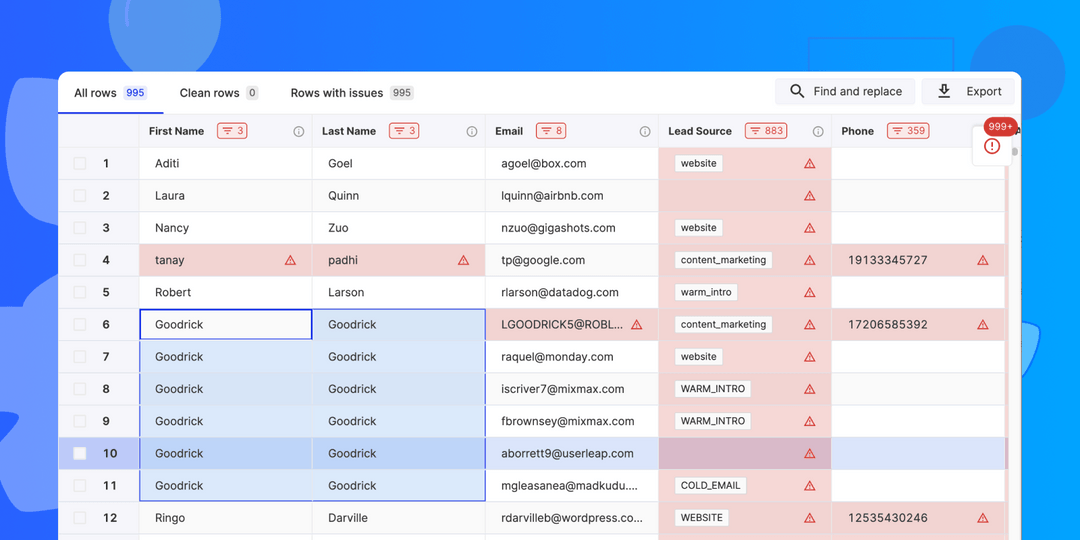 OneSchema CSV Importer | The embeddable CSV Importer for Developers