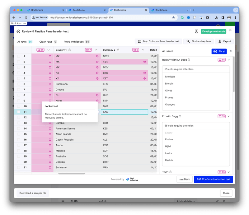 OneSchema: Launch CSV import with one line of code