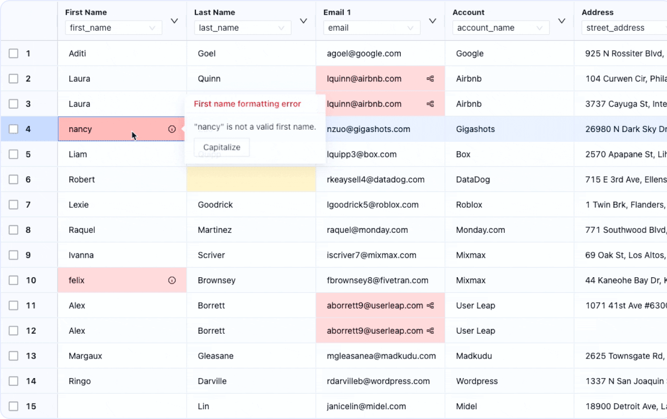 OneSchema CSV Importer | The embeddable CSV Importer for Developers