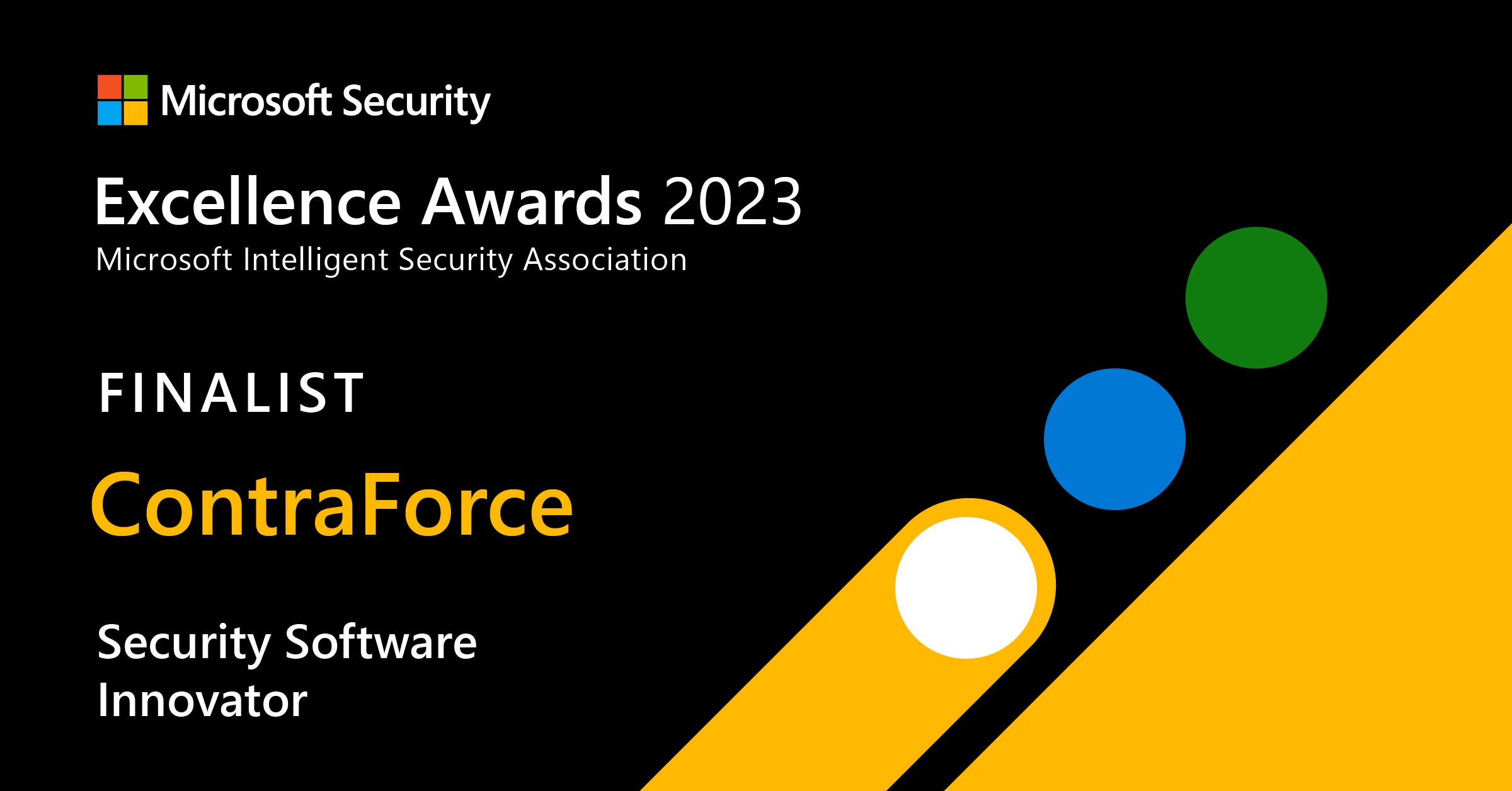 ContraForce recognized as a Microsoft Security Excellence Awards finalist for Security Software ...