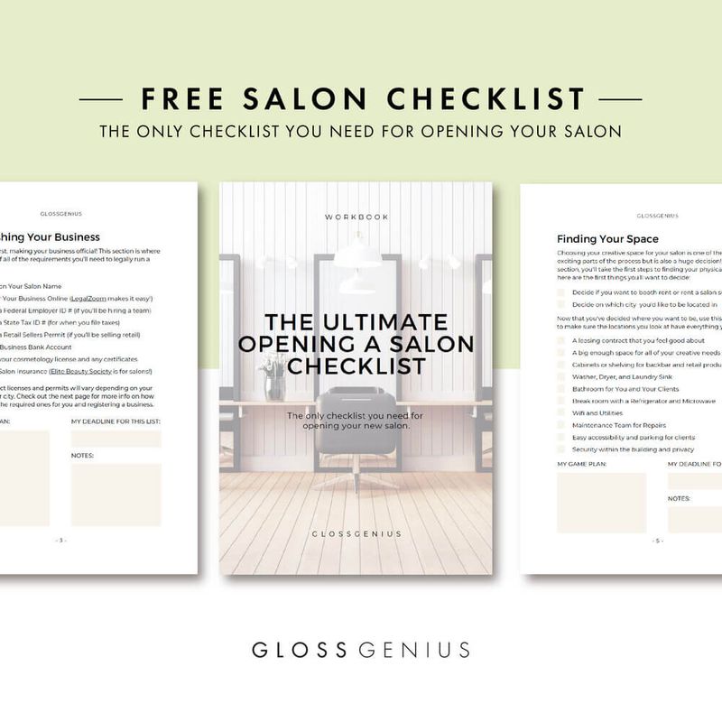 Opening a Salon Checklist: A Free Step-By-Step Guide
