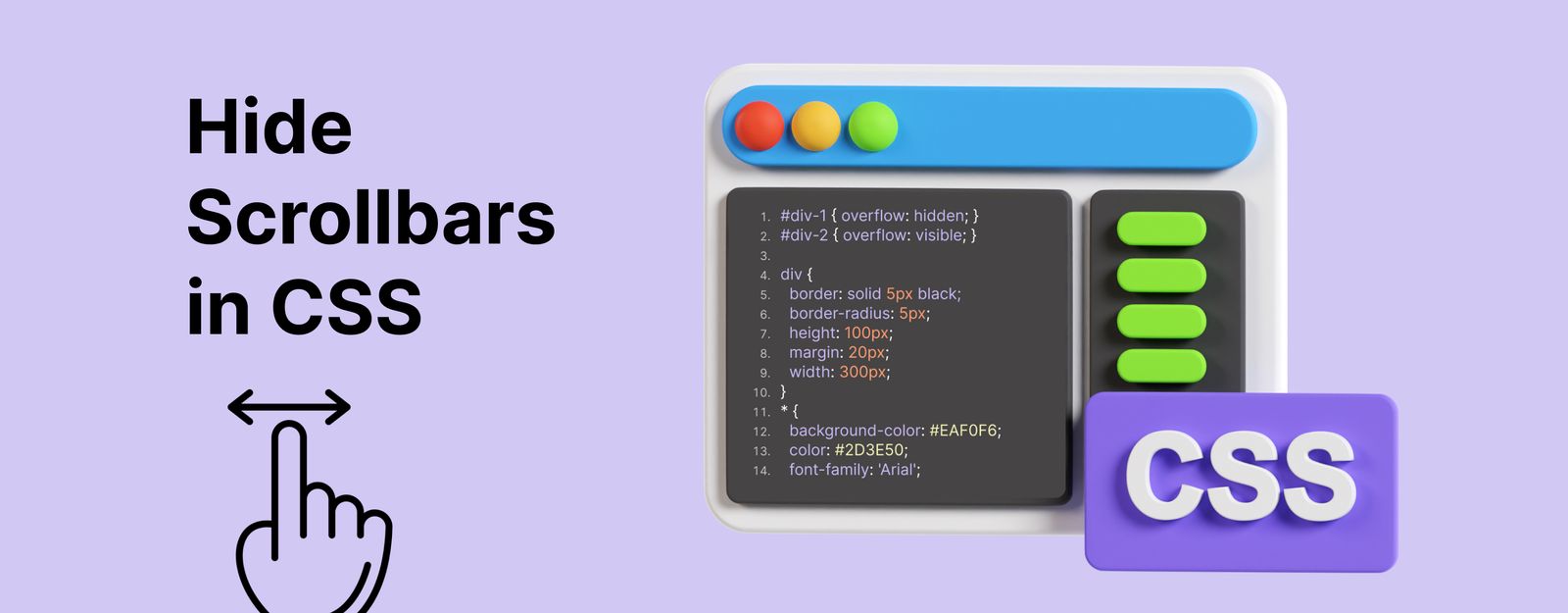 How to Hide Scrollbars in CSS for a Cleaner Look