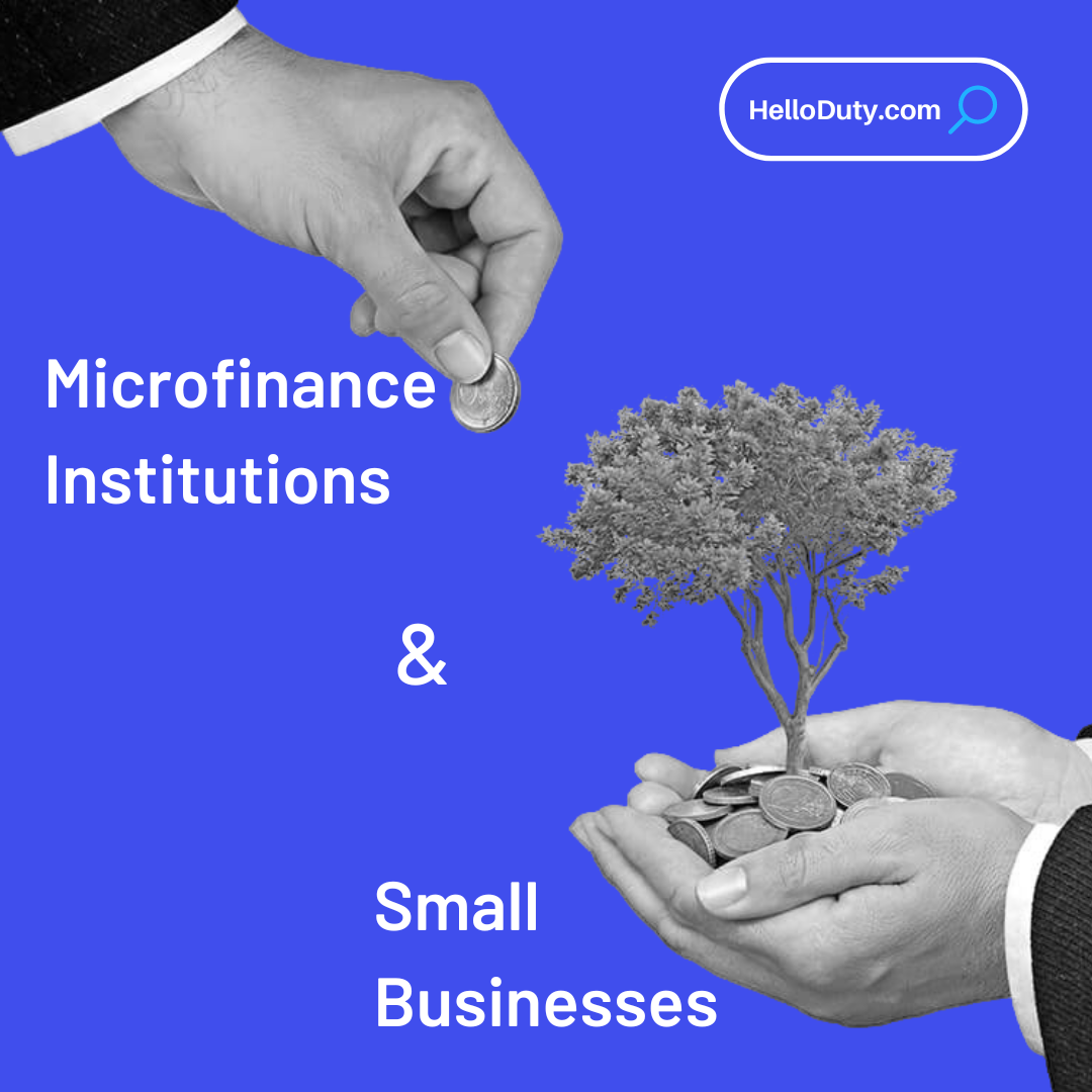 HelloDuty - Microfinance Institutions and Small Businesses