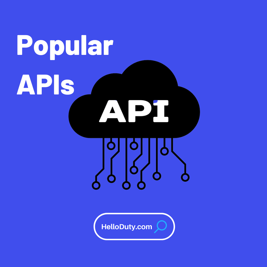HelloDuty - 10 Popular API's used in Kenya