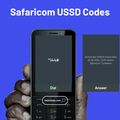 HelloDuty - Safaricom USSD codes