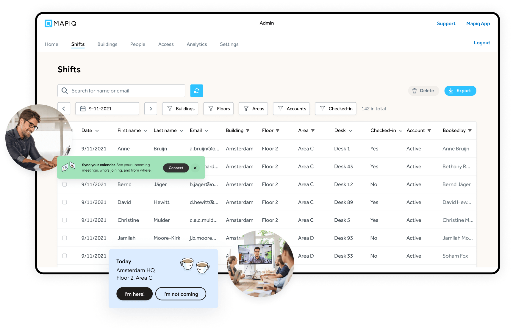 Features - Employee app, admin portal, and more | Mapiq