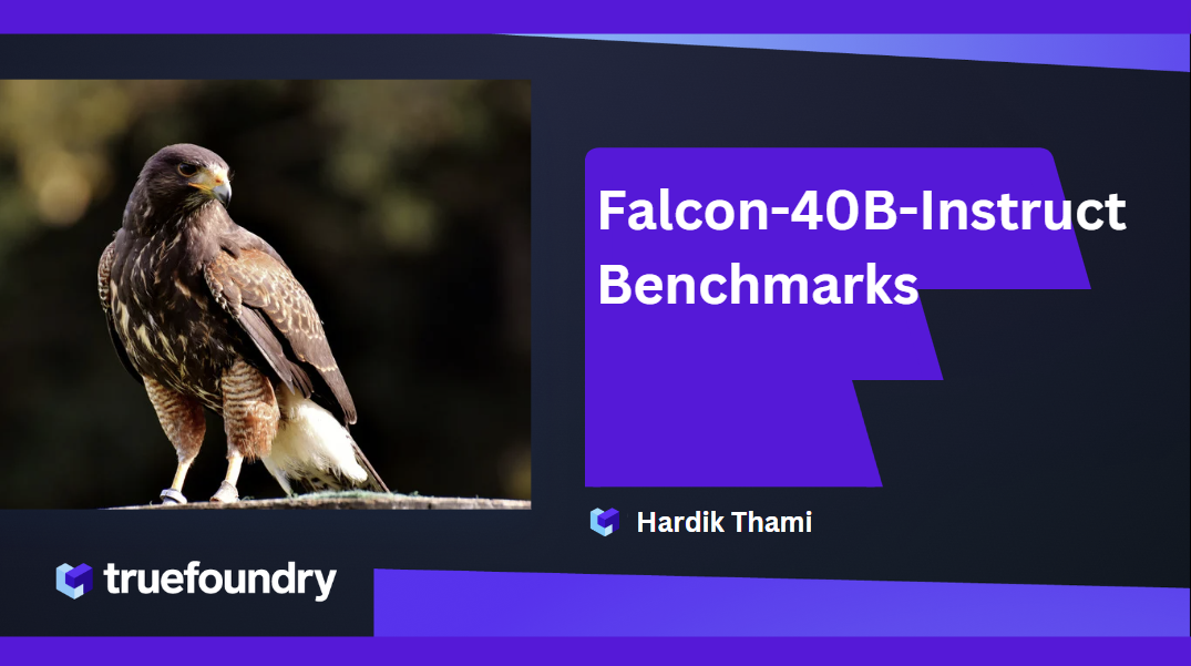 Benchmarking Falcon-40B