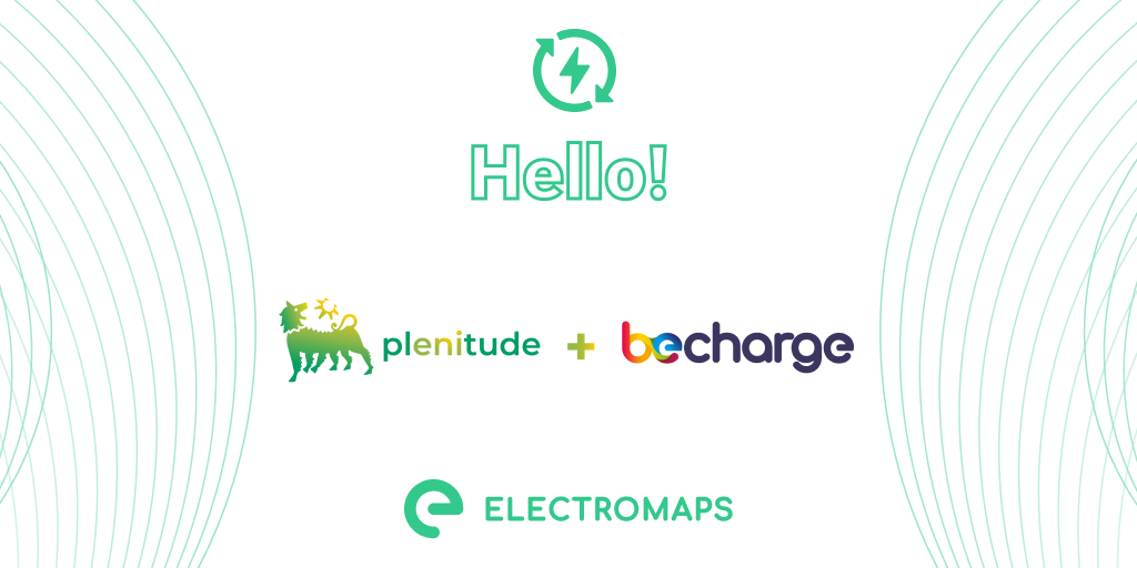 Electromaps sums 15,000 Plenitude + Be Charge charging points in Italy
