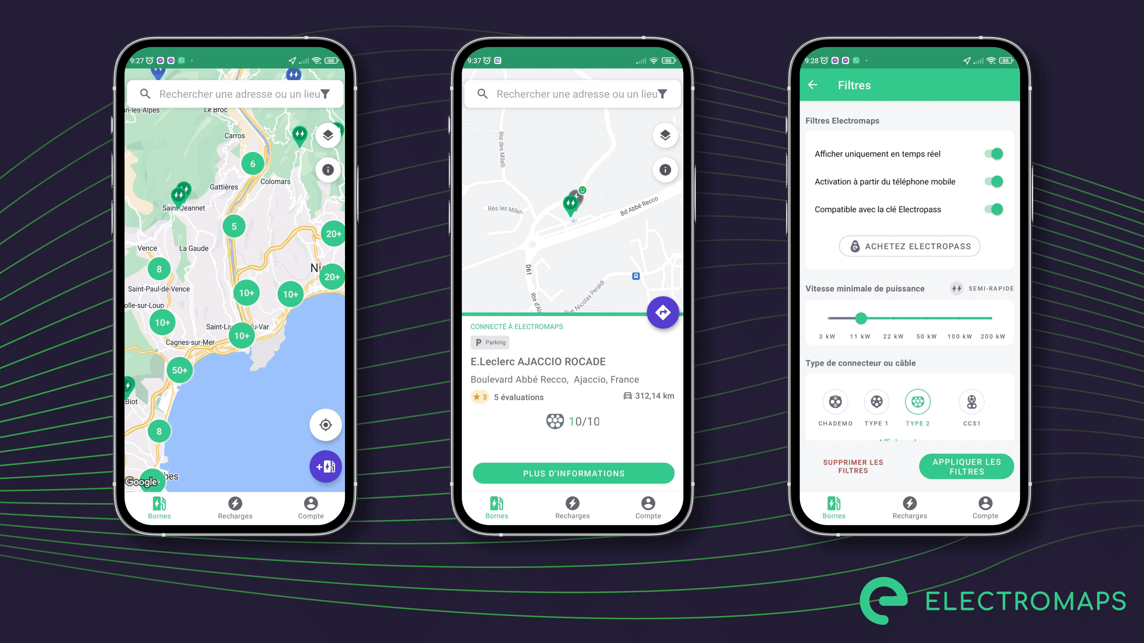 Données relatives aux stations de charge sur Electromaps : fonctionnement en temps réel, comment ...