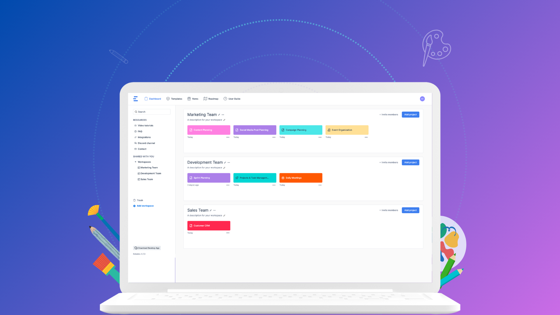 New Retable UI: Elevating & Revolutionizing User Experience!