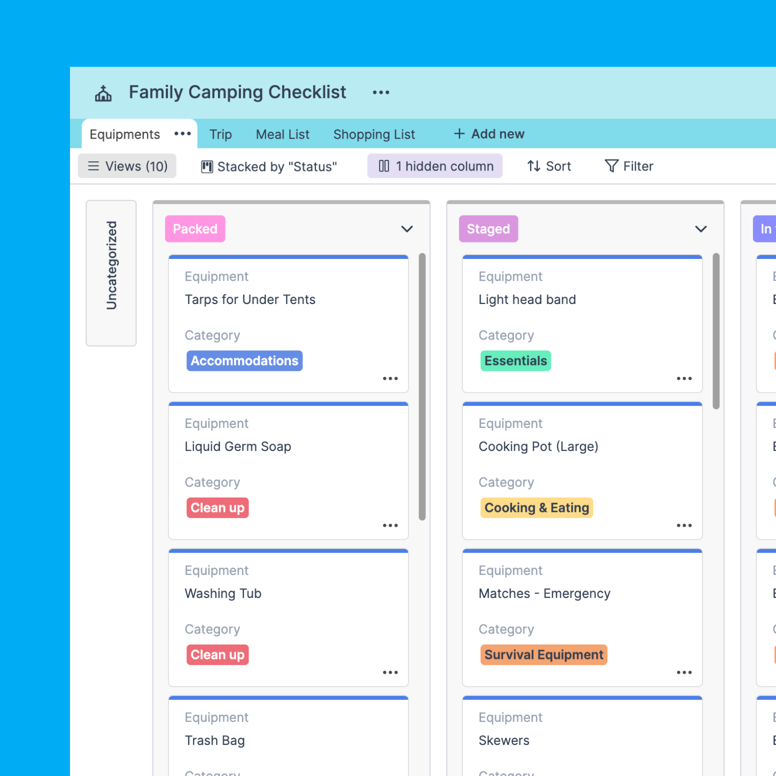 The Ultimate Family Camping Checklist Spreadsheet - Free