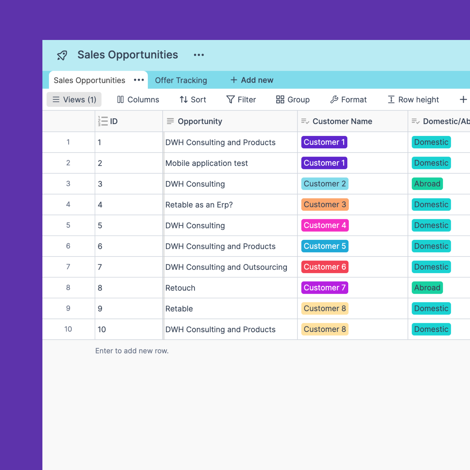 Sales Opportunities Spreadsheet Template | Try Free!