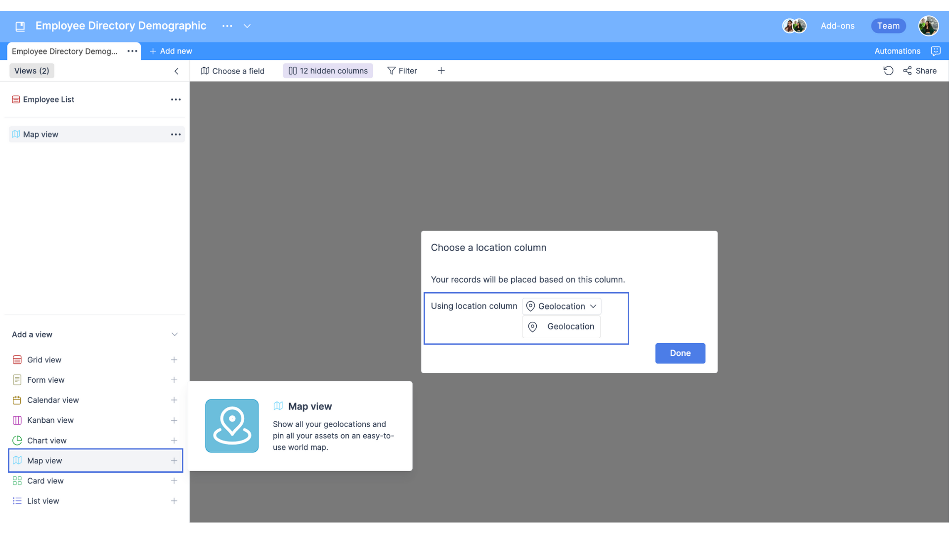 How to create interactive maps from an online spreadsheet?