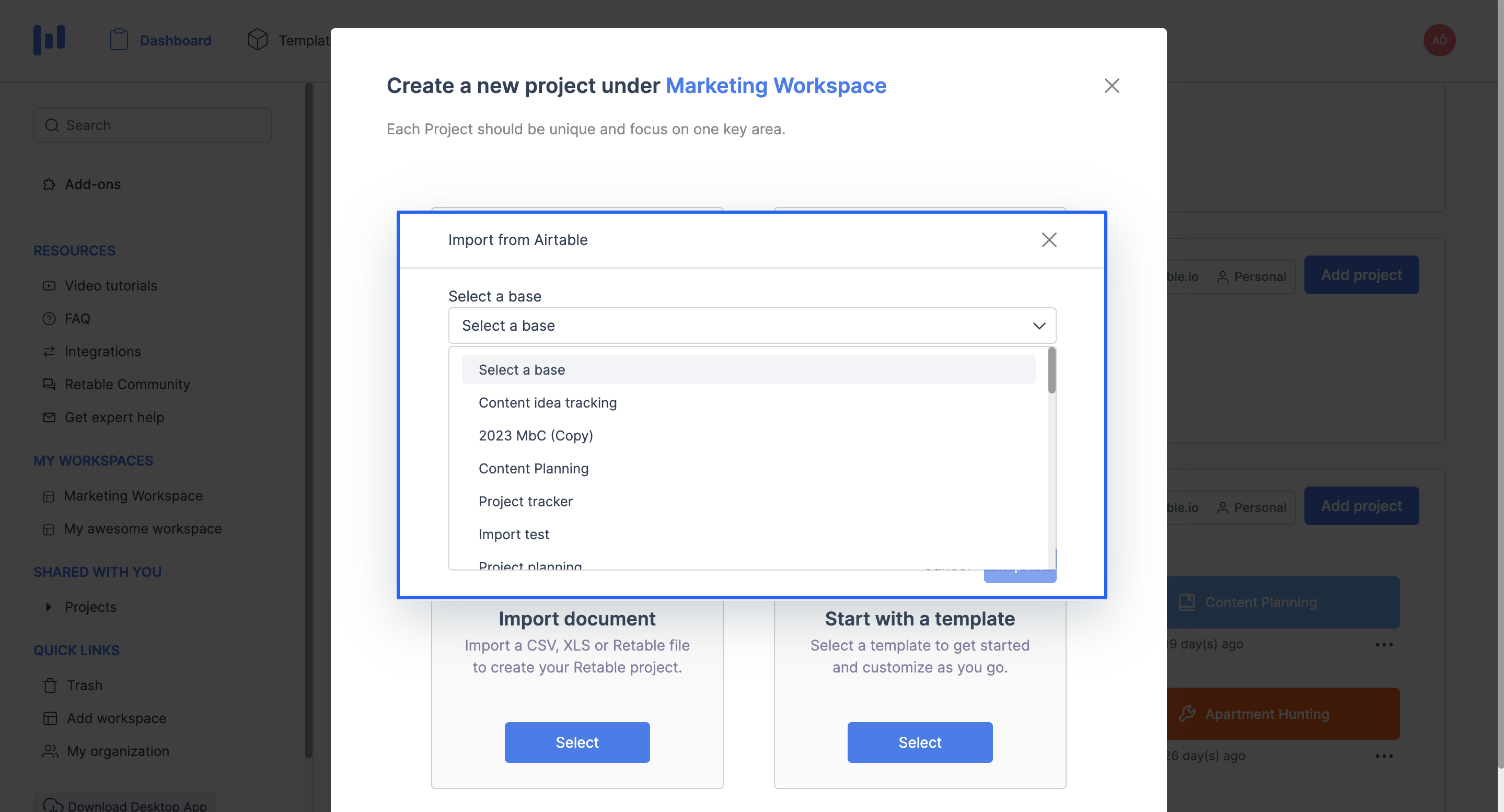 How to import data from Airtable to Retable | Retable FAQ