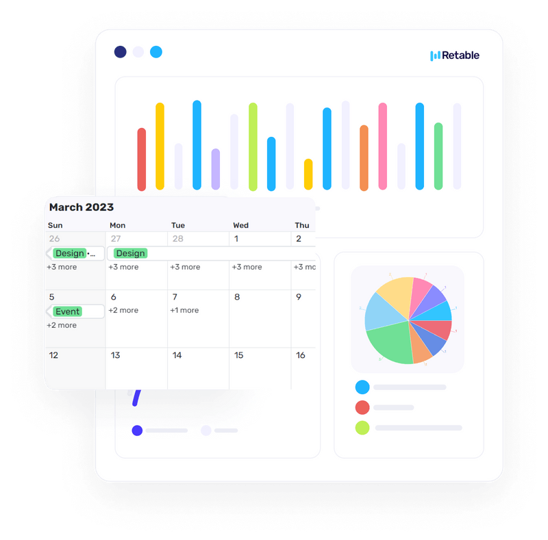 Free & no-login online spreadsheet tool | Retable online spreadsheet