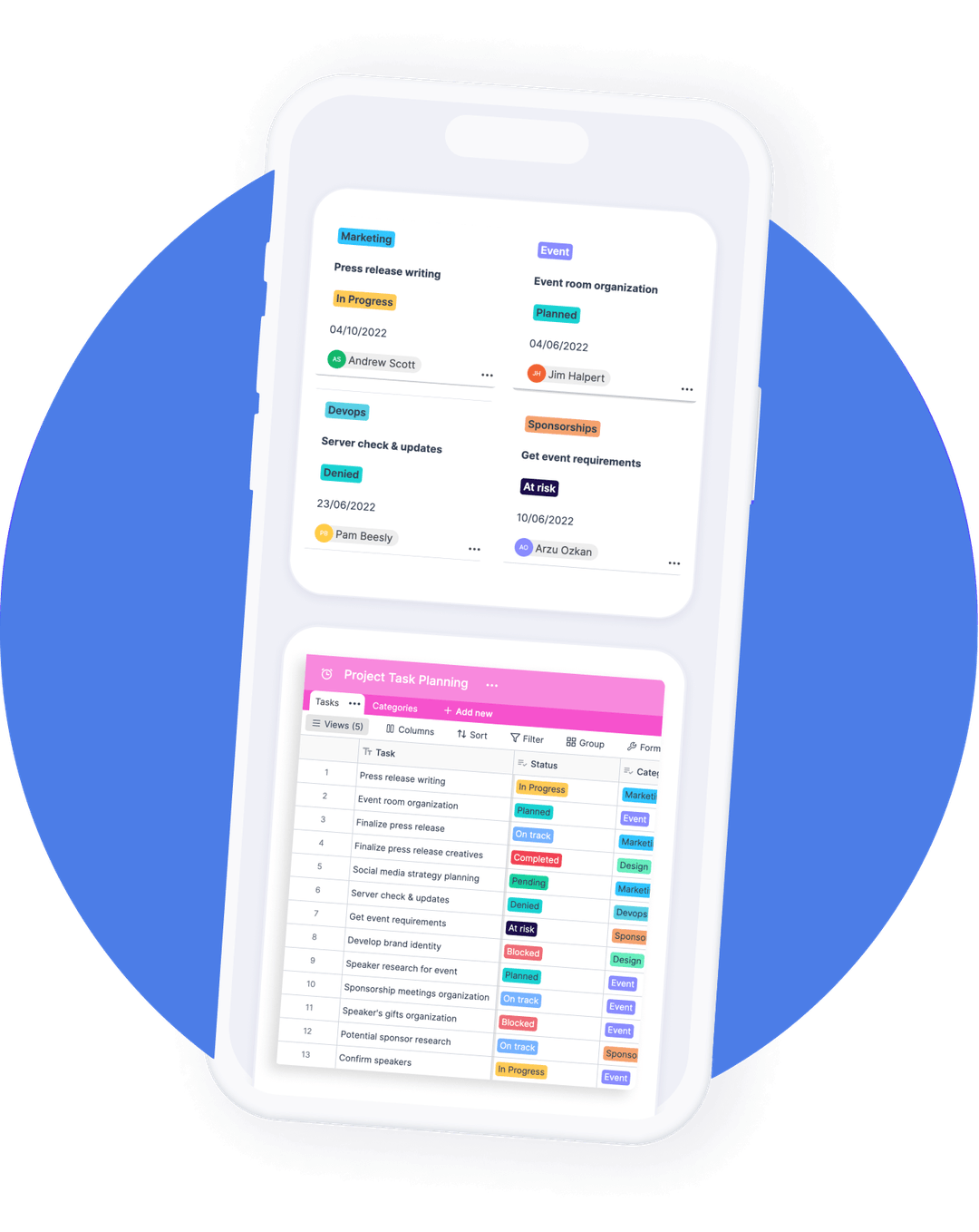 Free & no-login online spreadsheet tool | Retable online spreadsheet