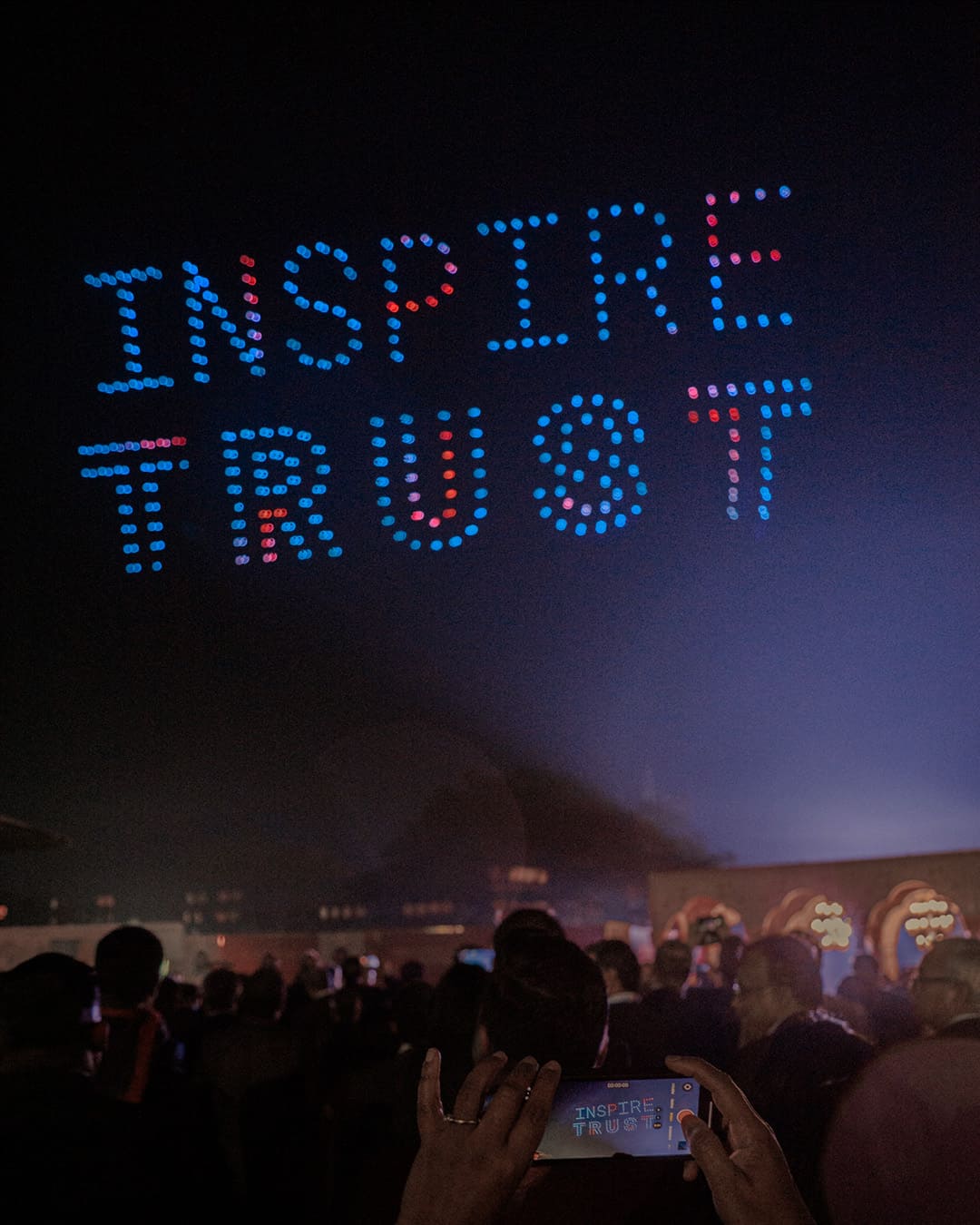 A drone show in Jaipur: Shining a Spotlight on Excellence | Cyberdrone