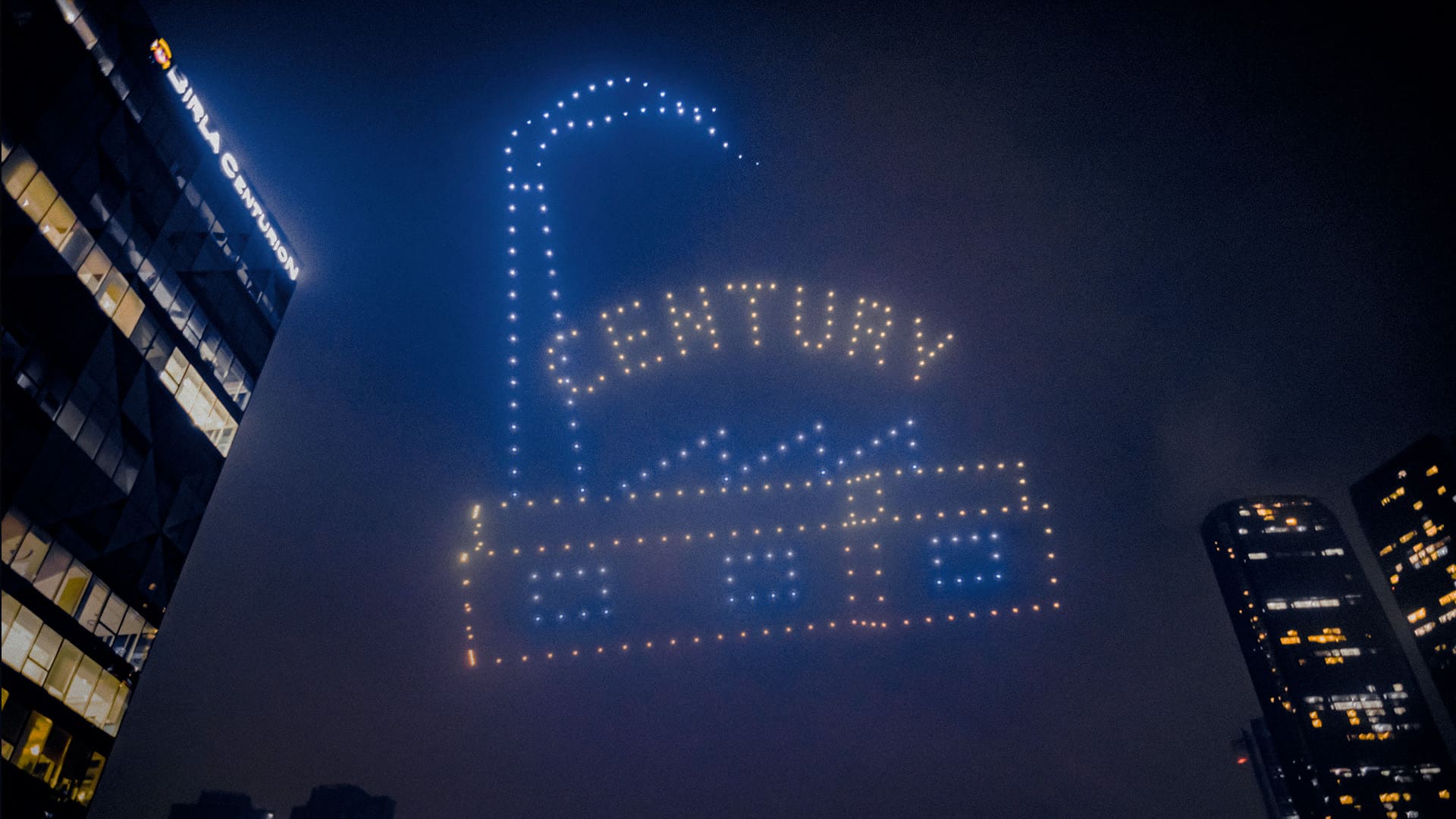 Birla Estates’ Flagship Project Drone Show | Cyberdrone