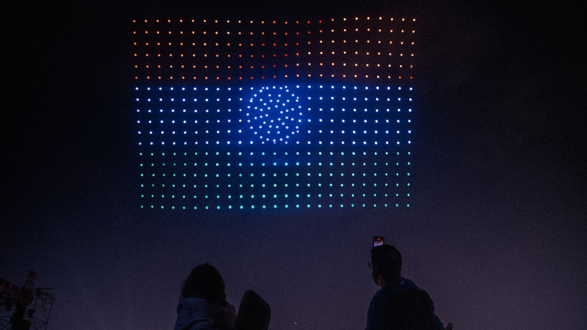 Stunning Grasim Anniversary Drone Show | Cyberdrone