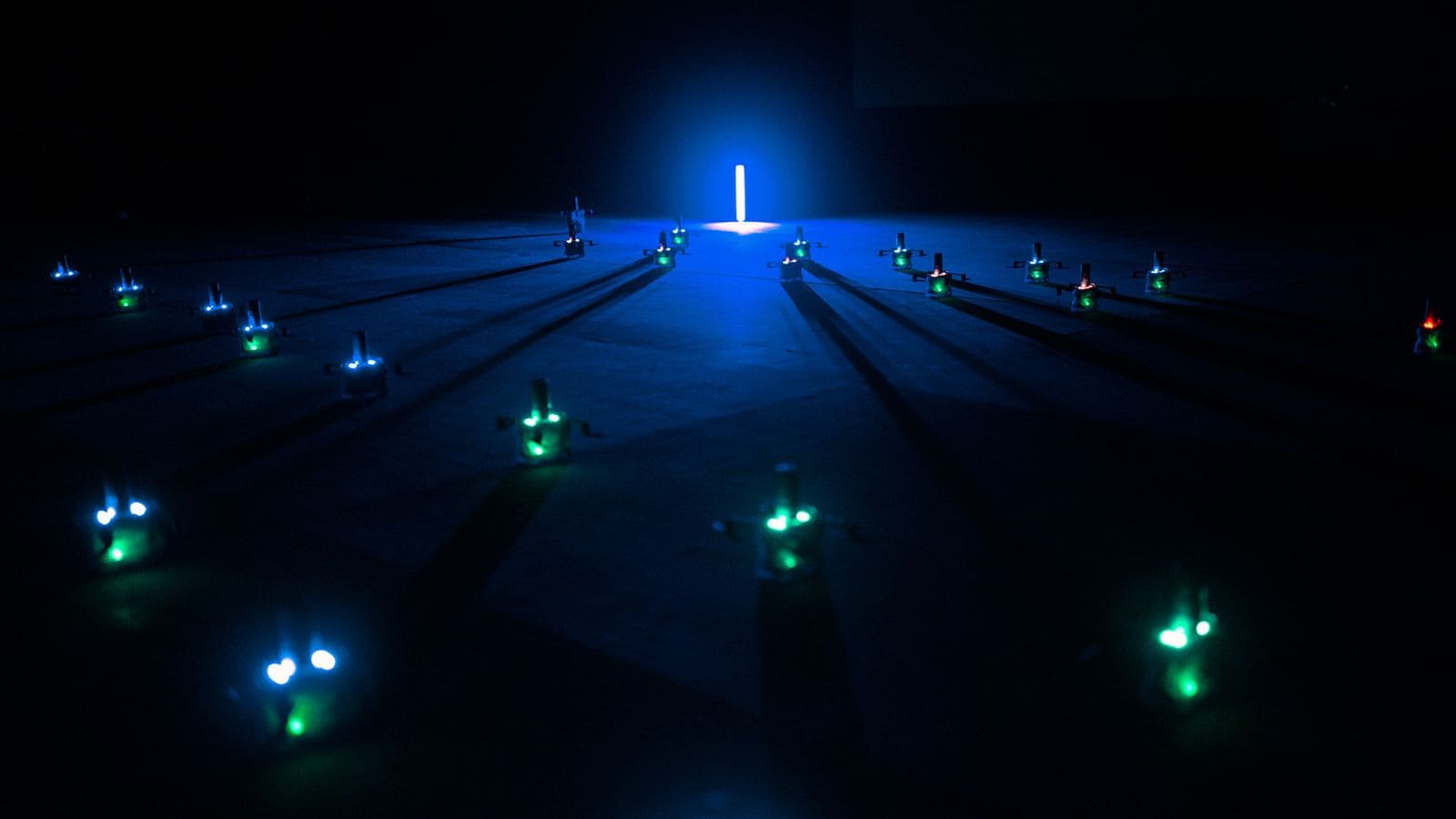 A Drone Show in Dubai Promoting GROHE