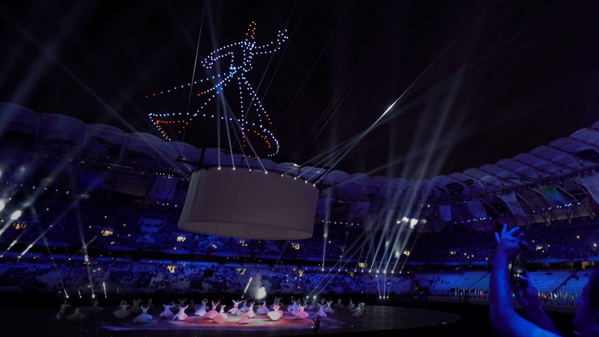 A Drone Show Above the Konya Metropolitan Municipality Stadium | Cyberdrone