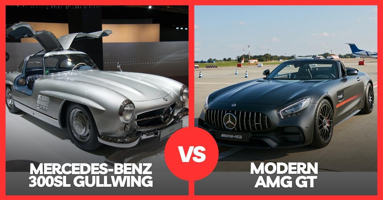 Mercedes-Benz 300SL Gullwing Vs Modern AMG GT: From Wings to Speed