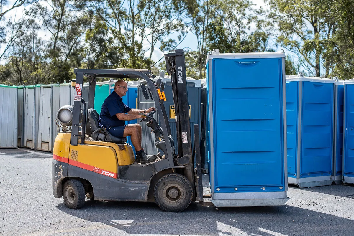 Temporary Power Poles & Portaloos