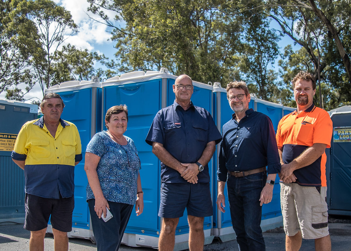Temporary Power Poles & Portaloos