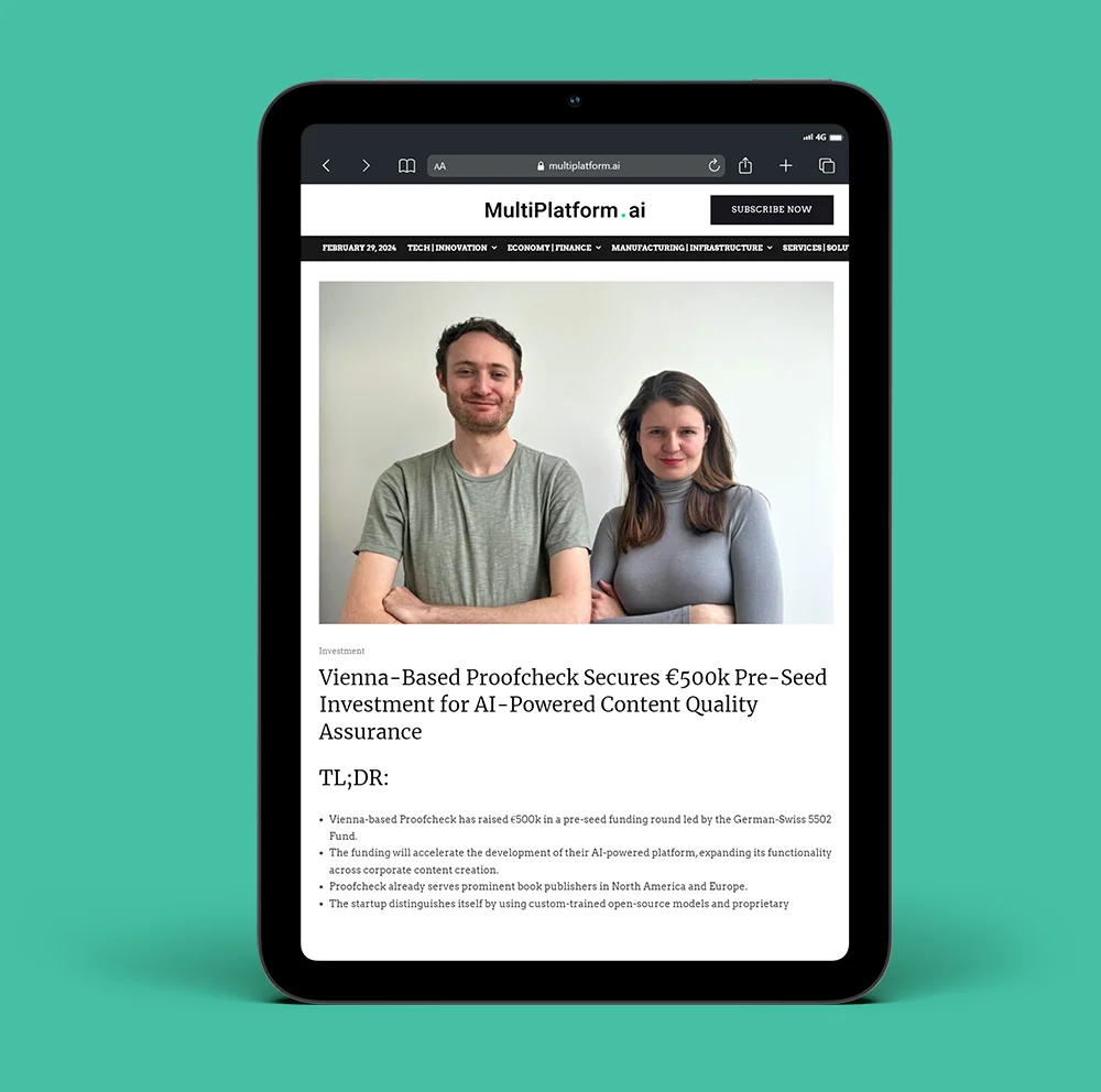 Proofcheck in the News