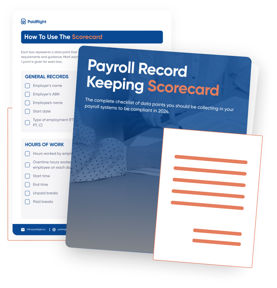 PaidRight | Record Keeping Checklist