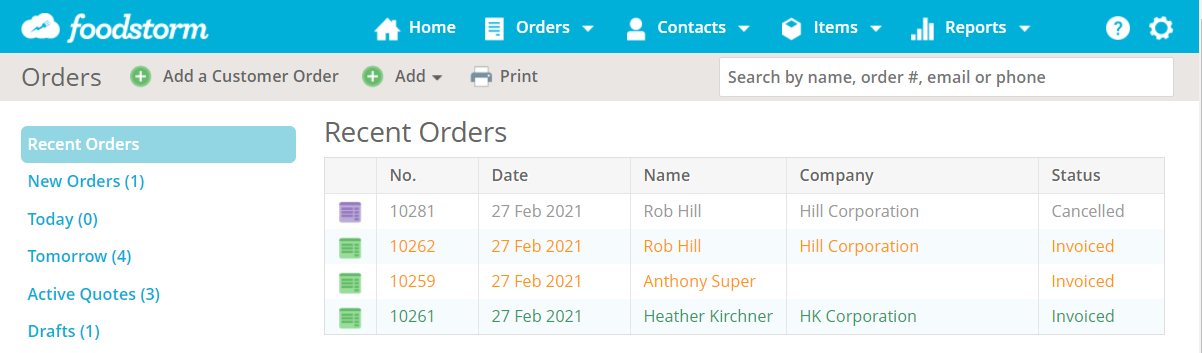 Feature Spotlight: Order Types | FoodStorm