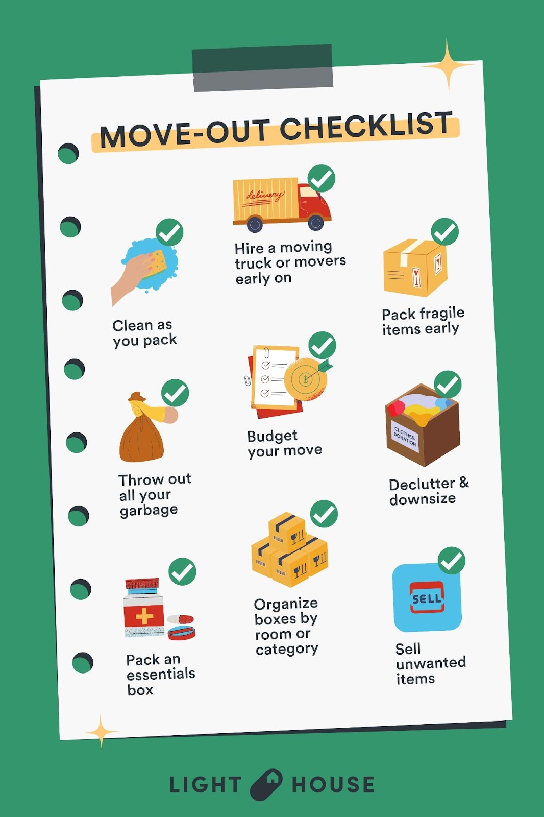 Move Out Checklist - Lighthouse
